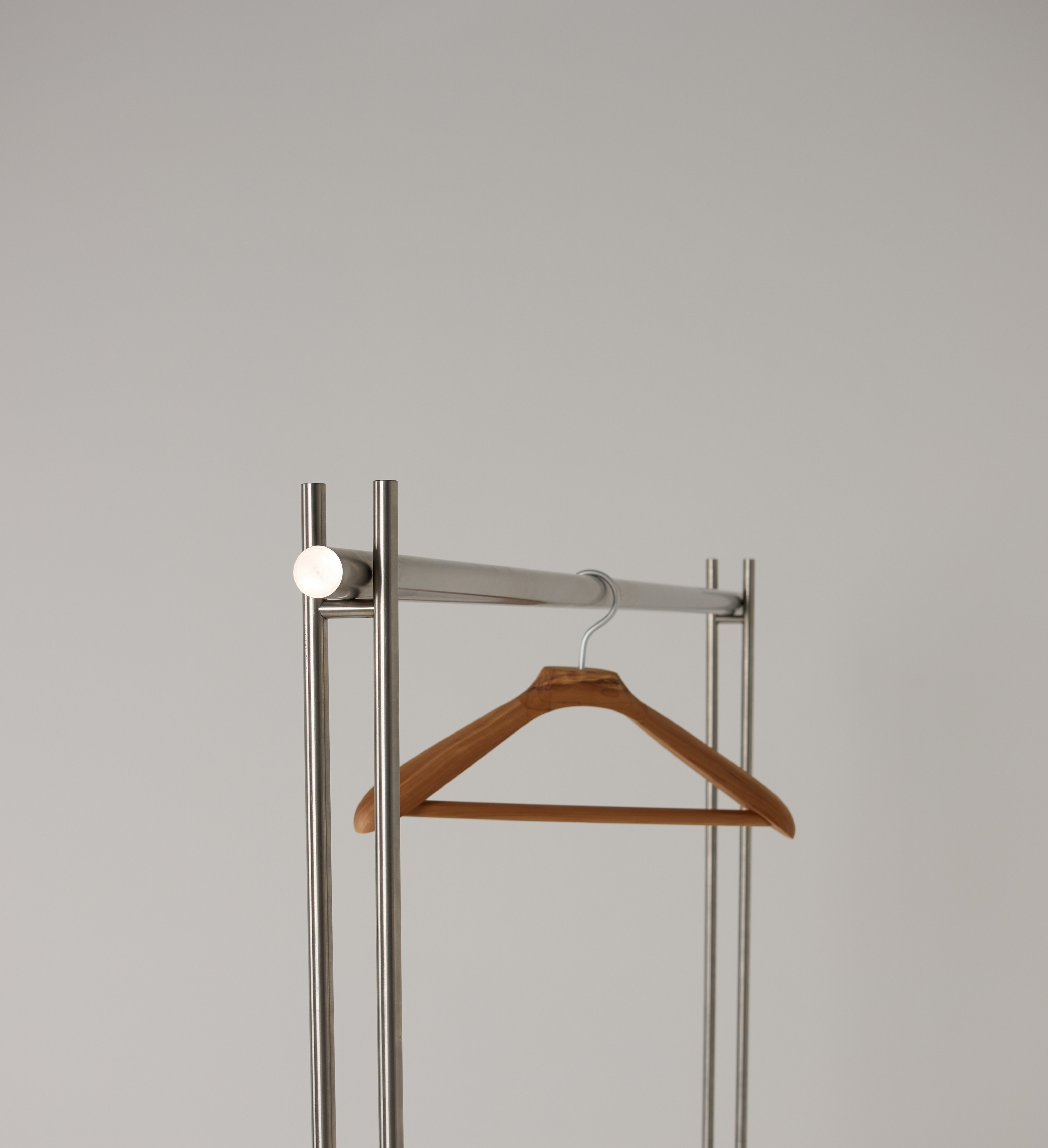 Modular Stainless Steel Clothing Rack – Curated Spaces