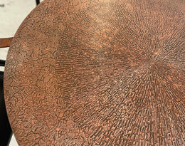 Restored Mid Century Copper Table – Curated Spaces